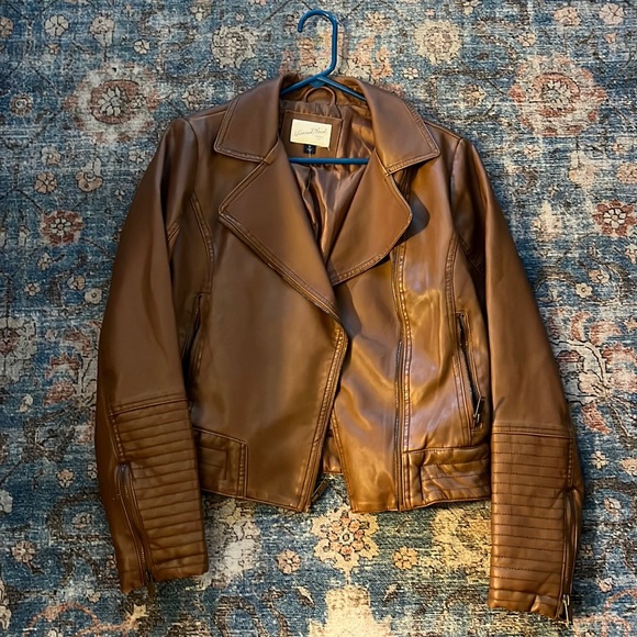Universal Thread | Jackets & Coats | Universal Thread Brown Leather ...